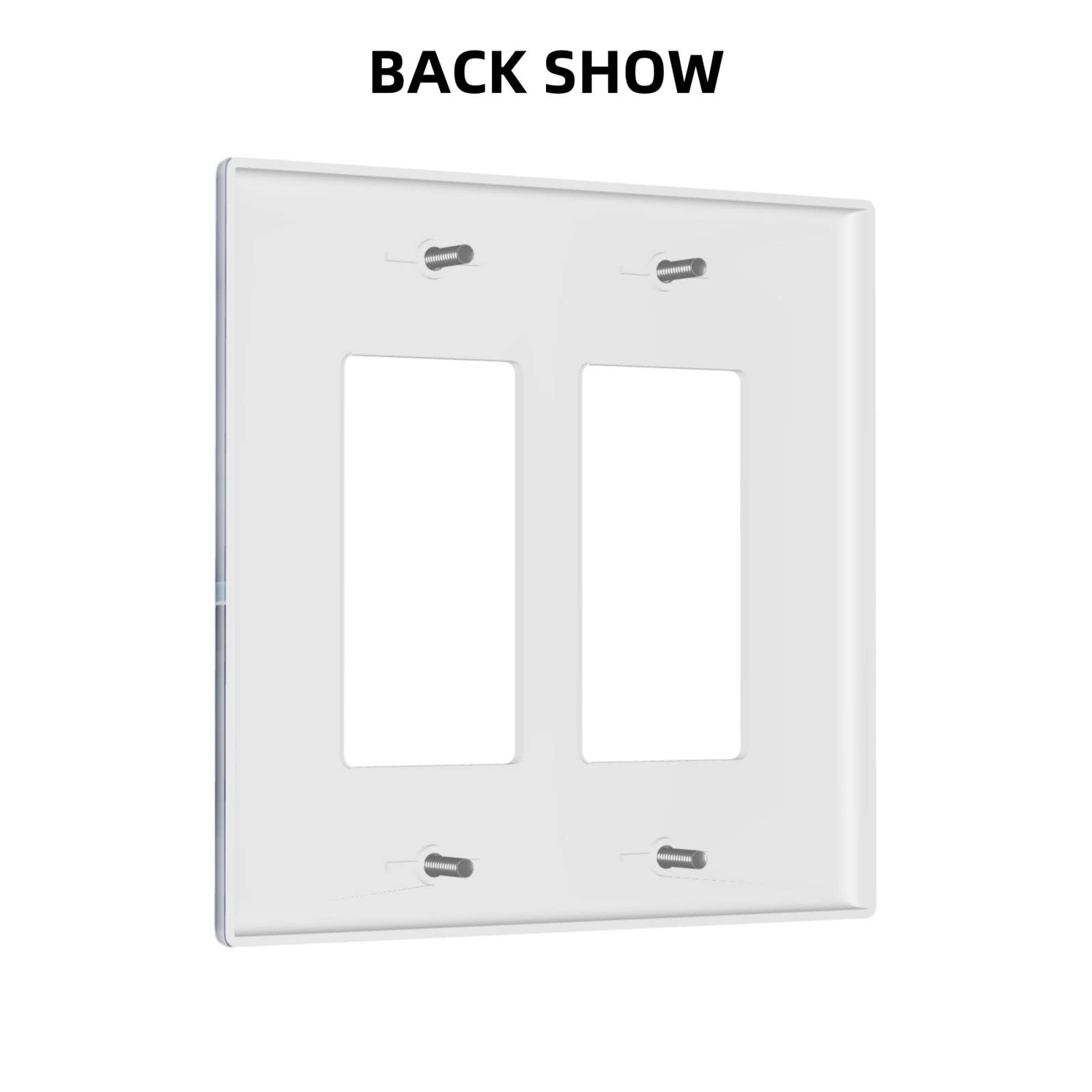 Snapklik.com : Blue Flowers Light Switch Cover Plate Decorative 2 Gang ...
