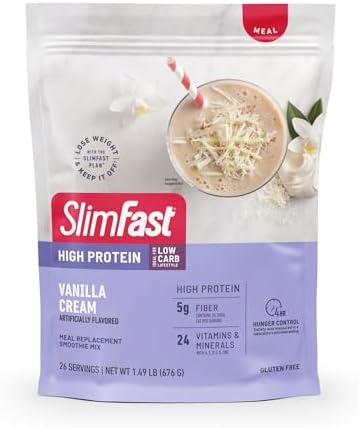Amazon.com : SlimFast High Protein Meal Replacement Powder, 26 Servings ...
