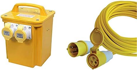 Faithfull FPPTRAN33A 3.3kVA 110V Twin Outlet (2 Socket) Site ...