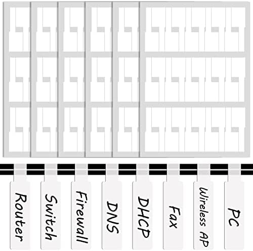 Cable Labels, Self-Adhesive Cable Label Stickers Waterproof Tear ...