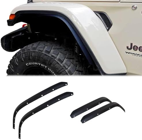 Amazon.com: ETL INDUSTRIES Front & Rear Fender Flares Extensions Set Fits 2018-2024 for Jeep ...