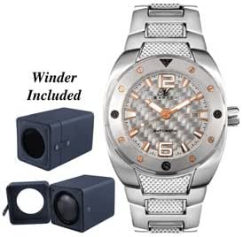 Amazon.com: Magico Men's W51562-SIL-RG-B/W The Carbonmatic Collection ...