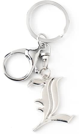 Gaweco Death Anime Yagami Light L Keychain L-shaped Pendant Alloy ...