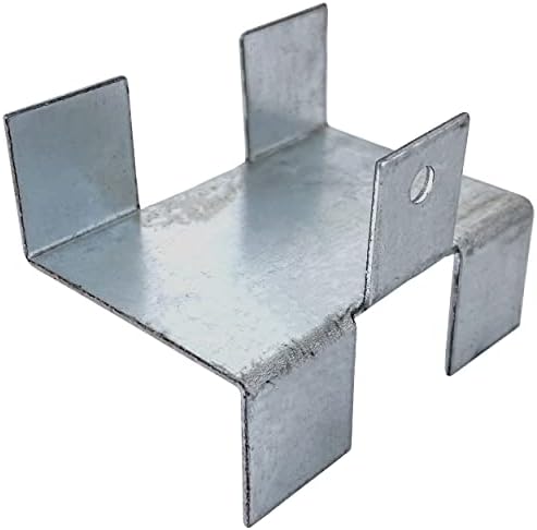 IRONTITE® Pack of 4 Gravel Board Clips, Screw in Fence Panel Clips to ...