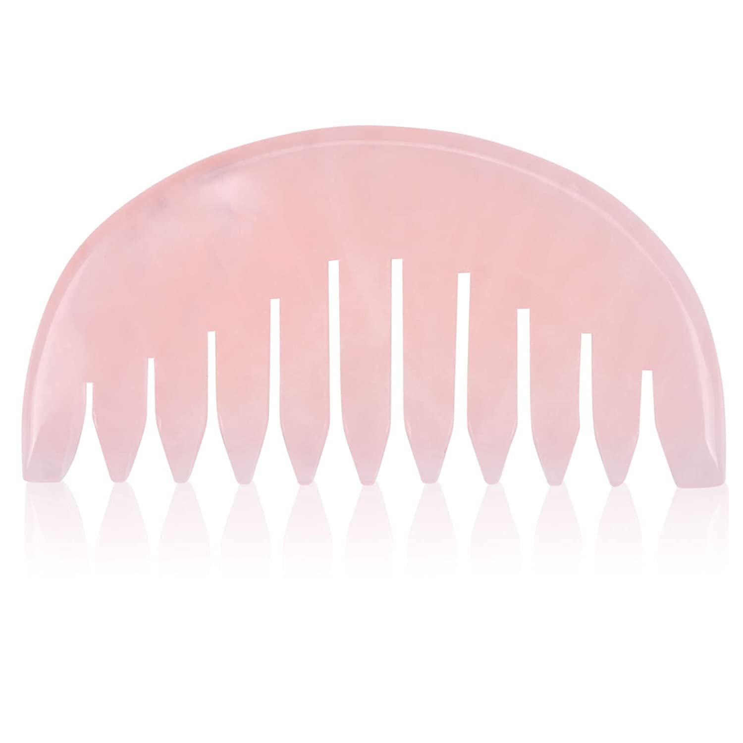 Ideayard Jade Rose Quartz Comb Body And Scalp Gua Sha | Desertcart Sri ...