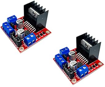 Amazon.co.jp: DIYables L298N モータードライバーモジュール Arduino ESP32 ESP8266 Raspberry Pi用 2ピース : Computers