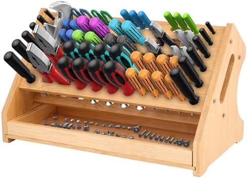 Amazon.com: Mordx Screwdriver Storage Rack for Desktop,Screwdriver ...
