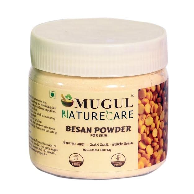 MUGUL NATURE CARE Besan Powder Face Pack | For Oil Control, Tan Removal ...