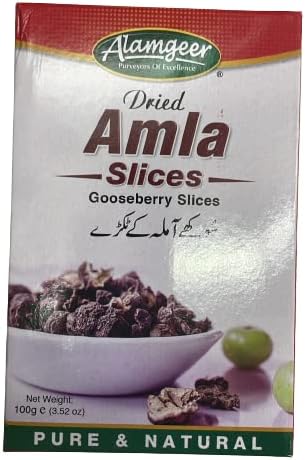 Alamgeer Dried Amla Slices-Gooseberry Slices-100g : Amazon.co.uk: Grocery