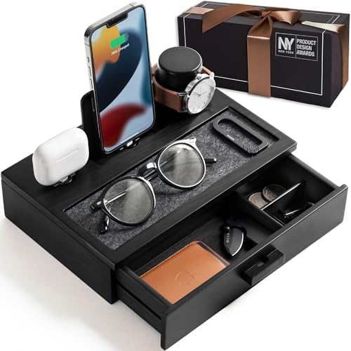 Amazon.com: Wood Phone Docking Station for up to 3 Phones, Samsung ...