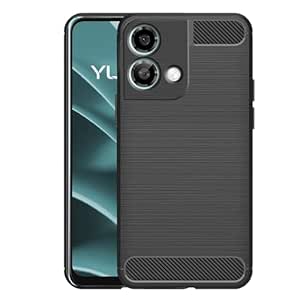 Chaapio Back Cover Case for Lava Yuva 3 Pro/Lava Yuva 3 Pro Back Cover (Carbon Fibre Rugged ...