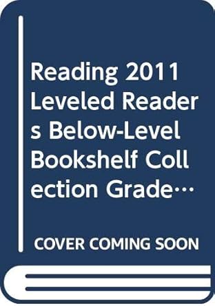 Reading 2011 Leveled Readers Below-Level Bookshelf Collection Grade 1 ...