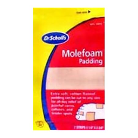 Amazon.com : Dr. Scholl's Molefoam Padding Strips - 2 each, Pack of 6 ...
