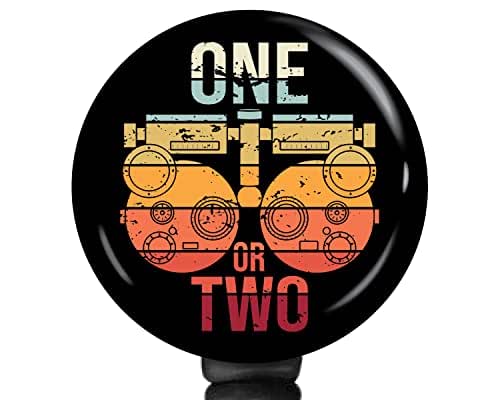 Amazon.com: Optometrist Badge Reel - Eye Exam Badge Holder - Funny Gift ...