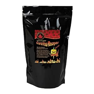 Amazon.com : Yellow Carolina Reaper Pepper Flakes by Magic Plant – 2 Oz ...
