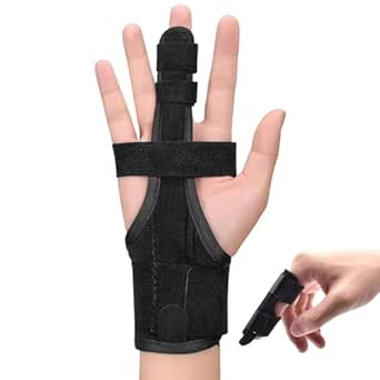Amazon.com: PKSTONE Full Trigger Finger Splint - Hand and Wrist Brace ...