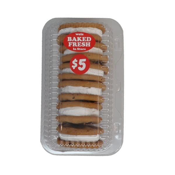 Amazon.com: Weis in Store Made Bakery, Chocolate Chip Sandwich Cookies ...