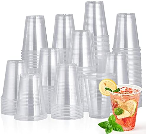 Amazon.com: Clear Plastic Cups - Pack of 200 Bulk, 3 oz Disposable ...