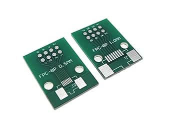 MDFLY 8-Pin FPC Connector to DIP Breakout Board 0.5mm 1mm Pitch - Pack ...