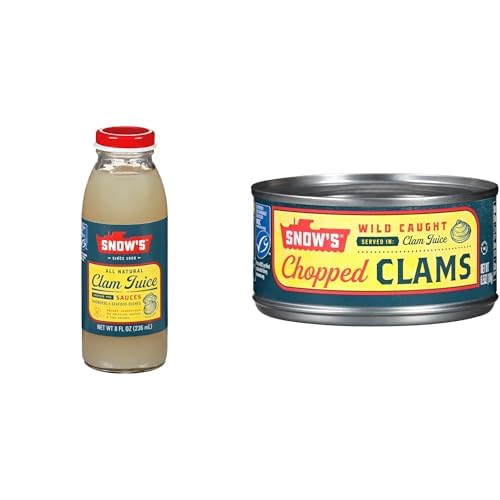 Amazon.com: Snow's Clam Essentials Bundle - 1 Bottle Clam Juice and 1 ...