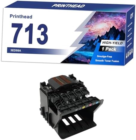Amazon.com: KSJWUH 713 3ED58A Printhead Compatible Replacement for HP ...