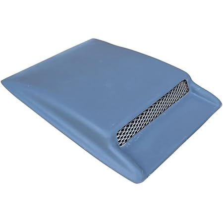 Race Scoops 15" Bolt-On Fiberglass Hood Scoop with Grill