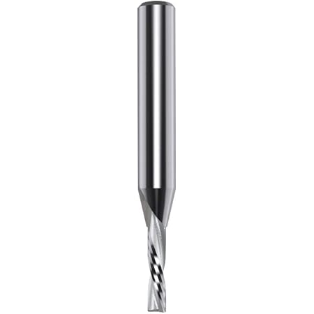 CMT 192.001.11 Solid Carbide Downcut Spiral Bit, 1/8-Inch Diameter by 2 ...