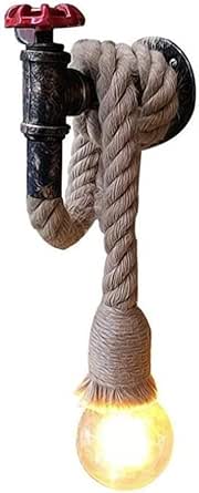 ZLKJHSHOP Industrial Rustic Wall Lamp, Retro Iron Pipe Light, Creative ...