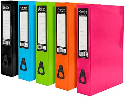 Pukka Pad, Brights A4 Lever Arch Files – 10 Pack of Assorted Colours ...