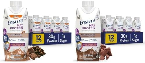 Amazon.com: Ensure Max Protein Nutritional Shake with 30g Protein, 25 ...