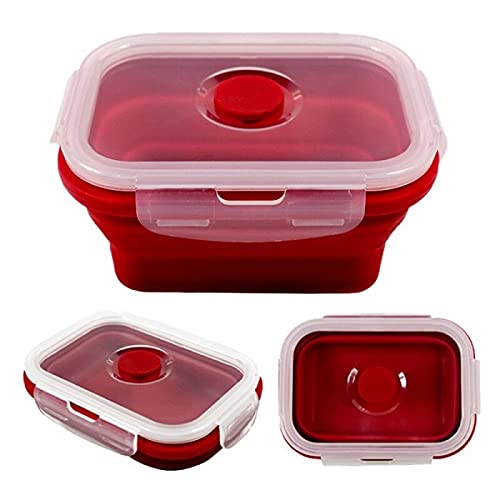 Silicone Foldable Lunch Box Container : Amazon.in: Home & Kitchen