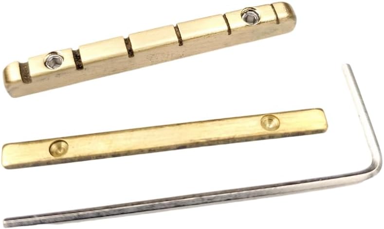 Amazon.com: Kaynes 42mm Adjustable Guitar Nut - Brass Metal Electric ...