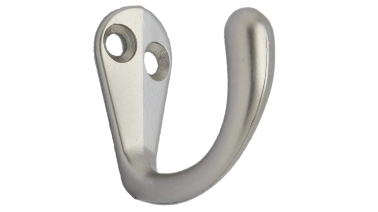 QCAA Premium Quality Single Prong Robe Hook Hanger, Zinc Die Cast ...