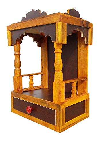 Wall Hanging Mandir Wooden Beautiful Home Temple by Apurv Collection ...