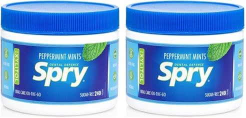 Amazon.com : Spry Xylitol Peppermint Sugar Free Candy - Breath Mints ...