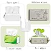Amazon.com: 2 Pcs Kitchen Wipes Storage Box, Clear Wipes Dispenser for ...