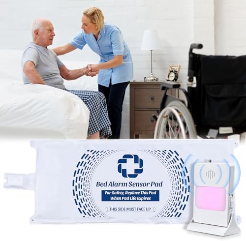 Amazon.com: Bed Alarm for Elderly Adults - Bed Sensor Pad and Pager ...