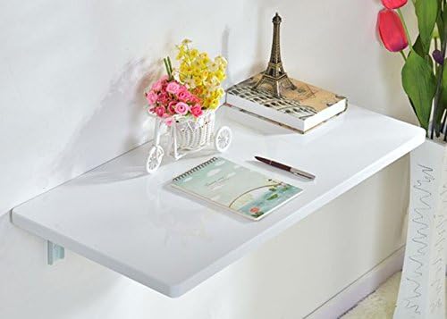Amazon.com: Wall Desk Computer Floating Folding Home Office PC Table ...