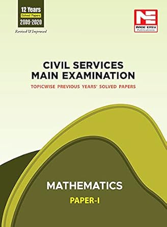 CSE Mains 2021: Mathematics Solved Papers Volume 1 | Amazon.com.br