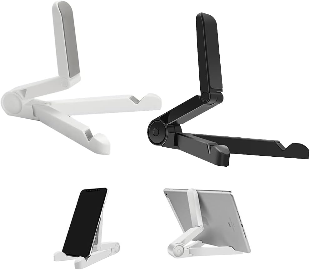 Amazon.com: QWTMKTE 2-Pack Cell Phone Stand, Tablet Holder, Live ...