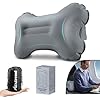 Amazon.com: Mixtrend Inflatable Lumbar Travel Pillow for Airplane ...