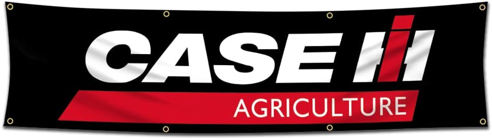 Amazon.com : Agricultural Tractor Garage Banner for Case IH Flag Banner ...