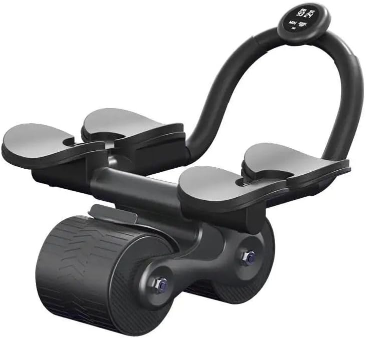 INDIA HUNK New with Timer Ab Abdominal Exercise Roller Elbow Support ...