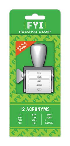 FYI Stamp (Rotating Stamp): NOT A BOOK: 9781601065629: Amazon.com: Books