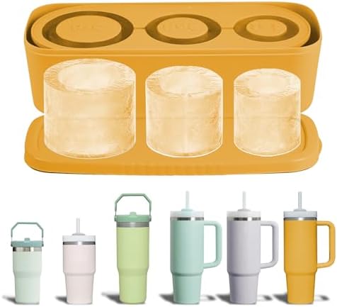 Amazon.com: Likiyol 2 Pcs Ice Cube Tray for Stanley Cup, Silicone Ice ...