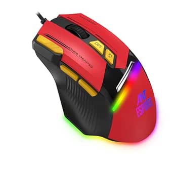 Ant Esports GM333 RGB Wired High End Optical Ergonomic Gaming Mouse ...