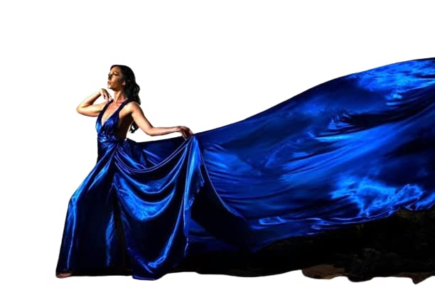 Amazon.com: Long Flying Dress | Flying Dress for Photoshoot| Long Train ...