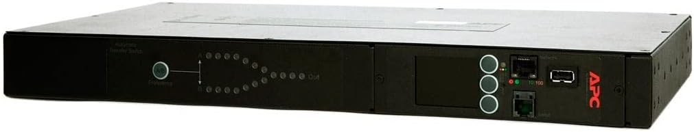 Amazon.com: APC Schneider Electric Rack ATS, 100/120V, 15A, 5-15 in ...