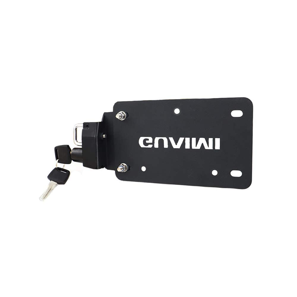 License Plate Holder For Motorcycle License Plate Helmet Security Lock ...