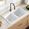 Amazon.com: Bligli Plastic Sink Saddle, Sink Divider Mat with Strong ...